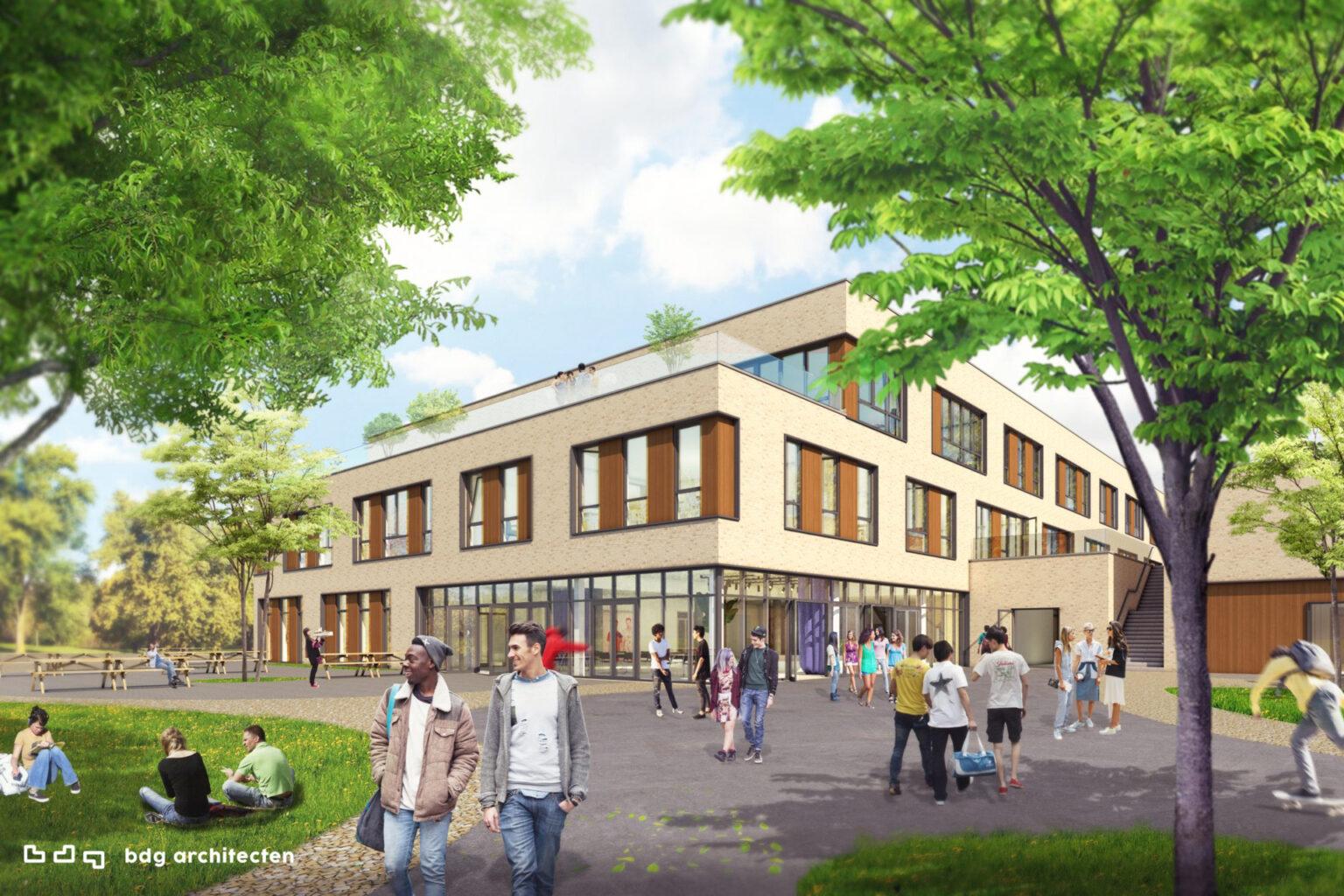 Charlemagne College Eijkhagen definitief gegund! – Mertens Bouw