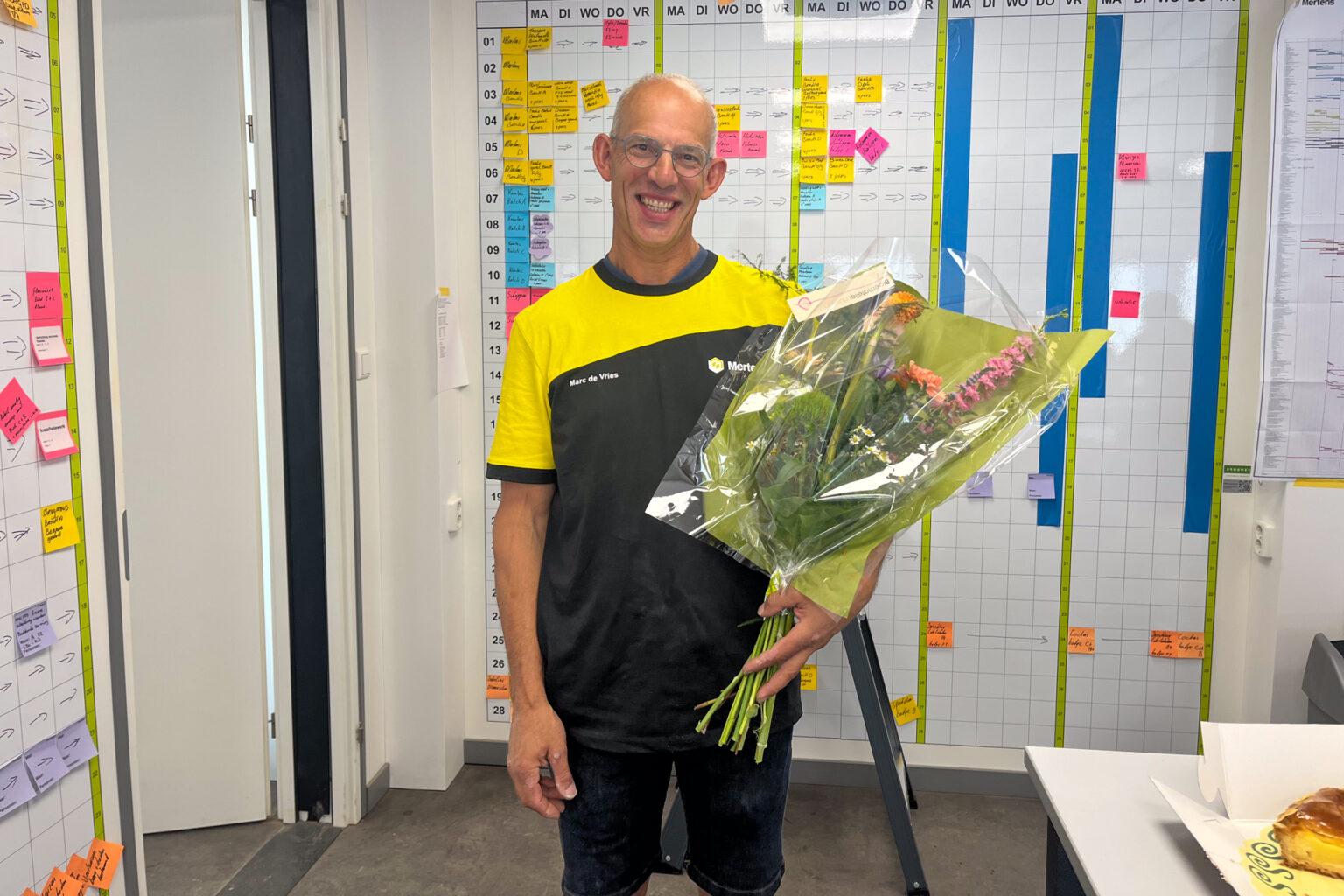 Marc de Vries 35 jaar bij Mertens – Mertens Bouw